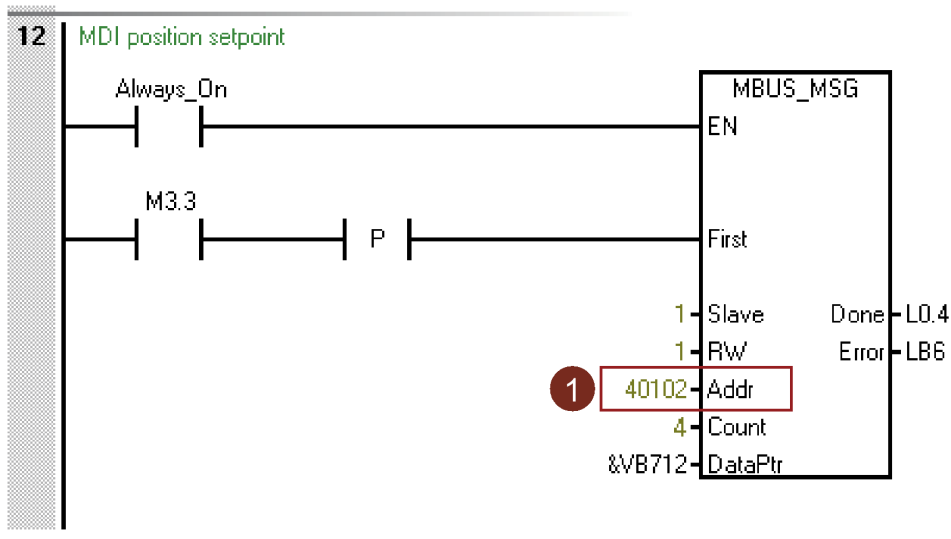 Smart 200与V90 PTI的Modbus定位控制